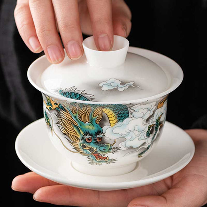 Chinese Gaiwan Tea Set - Buy Handmade Porcelain Gaiwan – Ajiangceramic